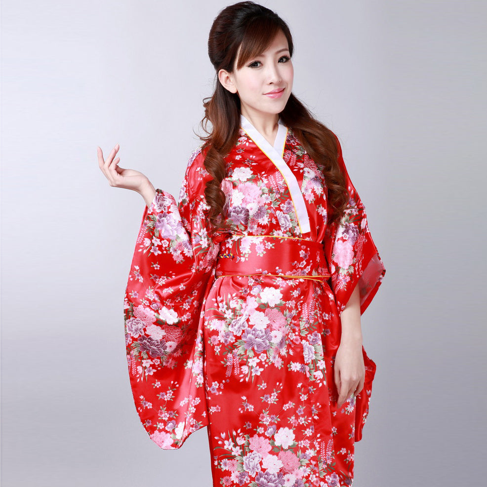 Women's Floral Traditional Japanese Kimono – IDREAMMART