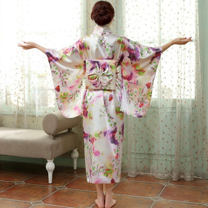 Japanese Kimono Costume Robe Vintage Yukata – IDREAMMART
