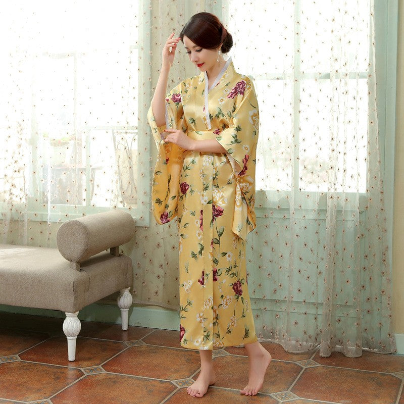 Japanese Kimono Costume Robe Vintage Yukata – IDREAMMART