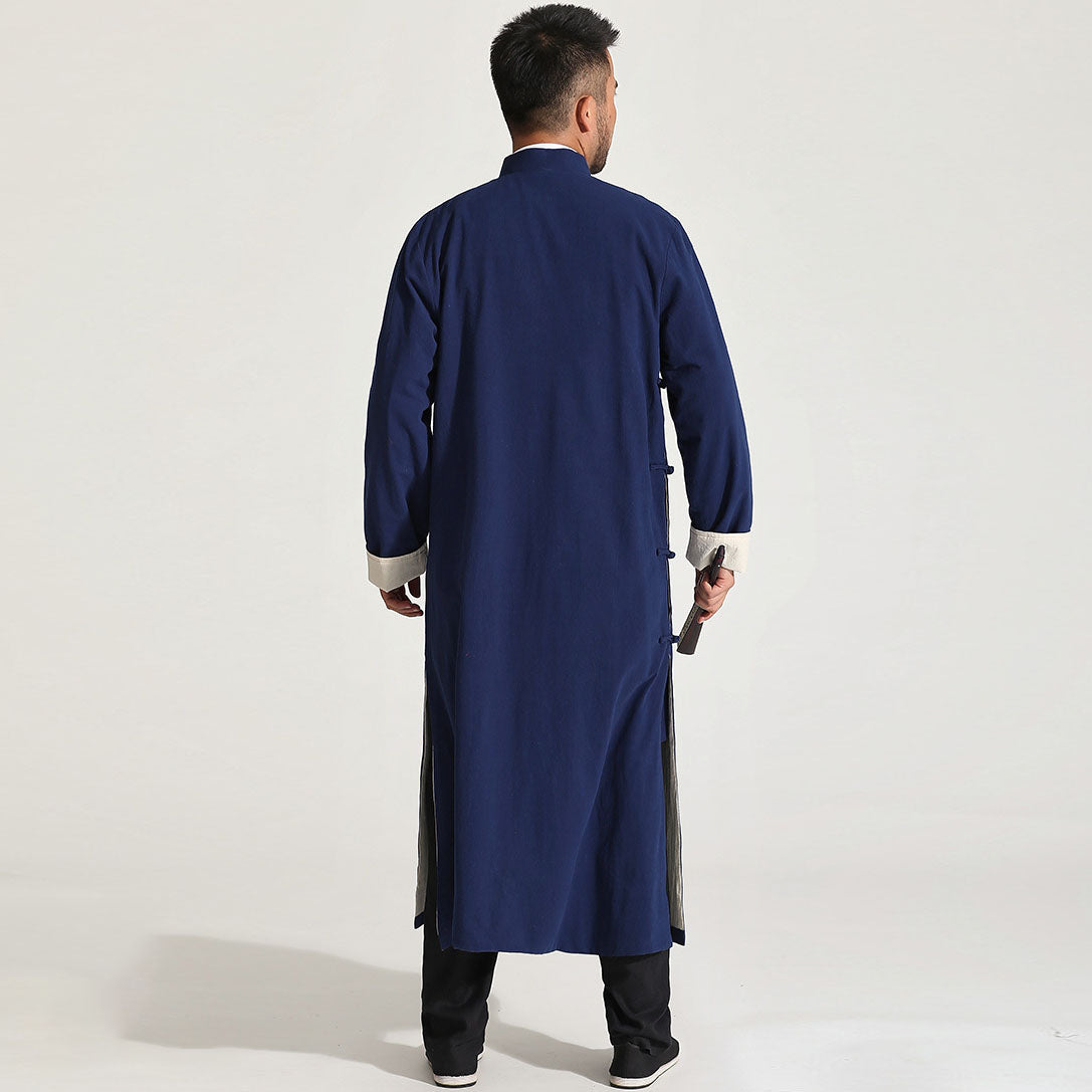 Classic Long Traditional Mandarin Coat Chinese Jacket – IDREAMMART
