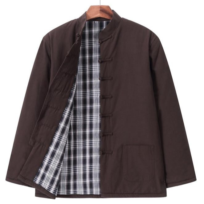 Signature Cotton Traditional Chinese Tunic Suit Wadded Coat – IDREAMMART