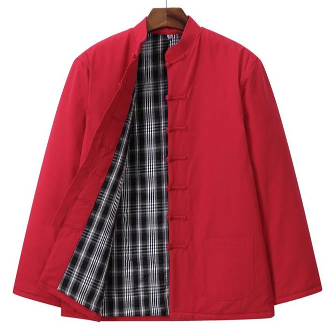 Signature Cotton Traditional Chinese Tunic Suit Wadded Coat – IDREAMMART