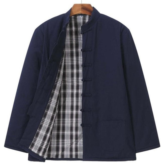 Signature Cotton Traditional Chinese Tunic Suit Wadded Coat – IDREAMMART