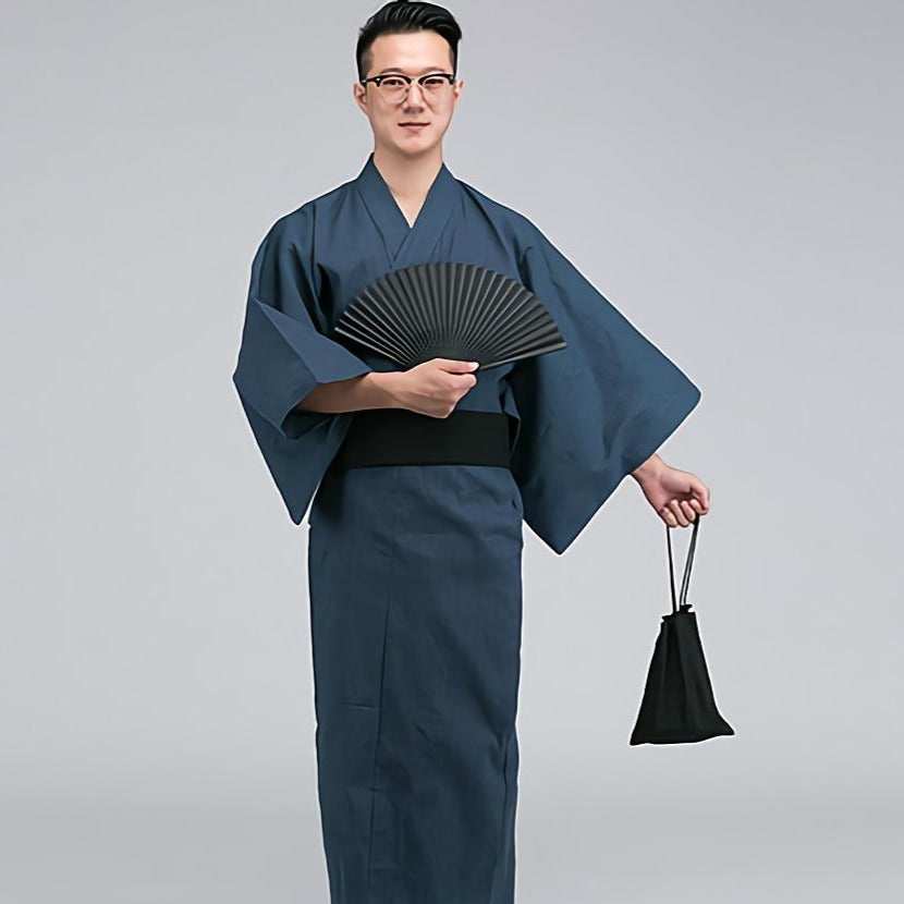 Traditional Japanese Kimono Retro Samurai Robe – IDREAMMART