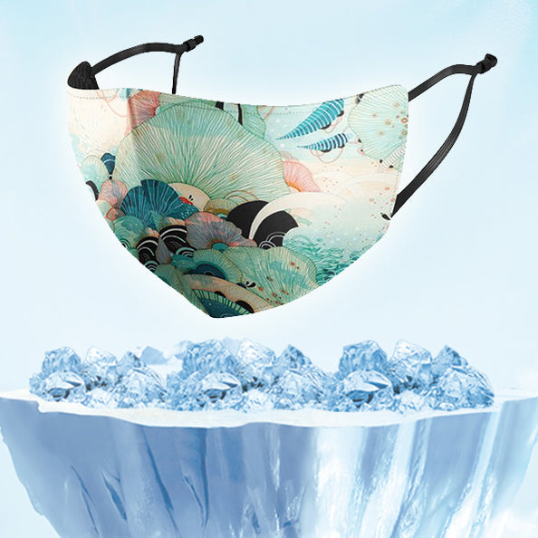 Silk Blend Double Face Mask Oriental Style Dust Mask – IDREAMMART