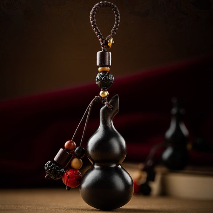 Gourd Shape Sandalwood Car Key Pendant – IDREAMMART